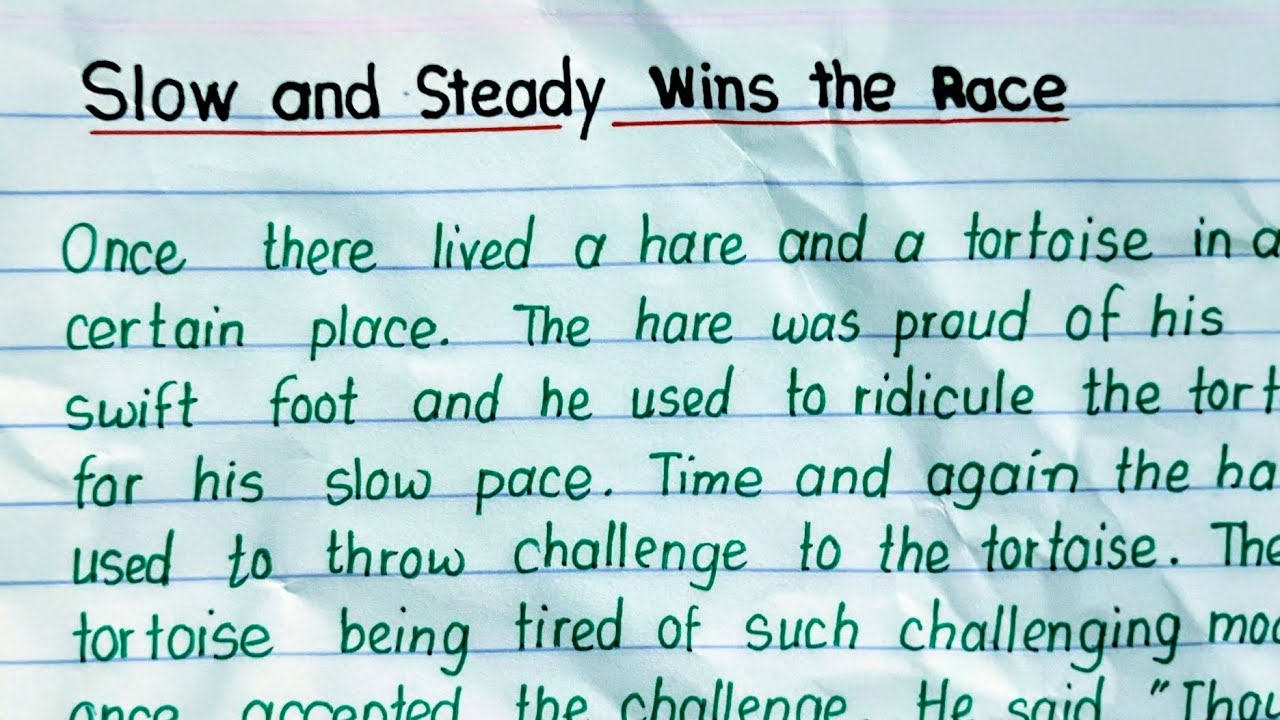 Slow and Steady Wins the Race | Story in English - YouTube
