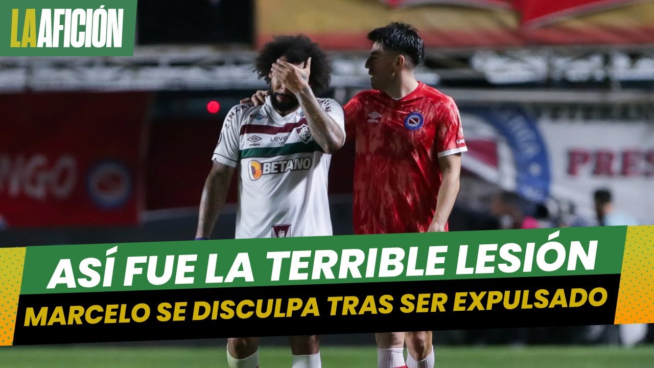 Marcelo provoca terrible lesión a Luciano Sánchez - YouTube