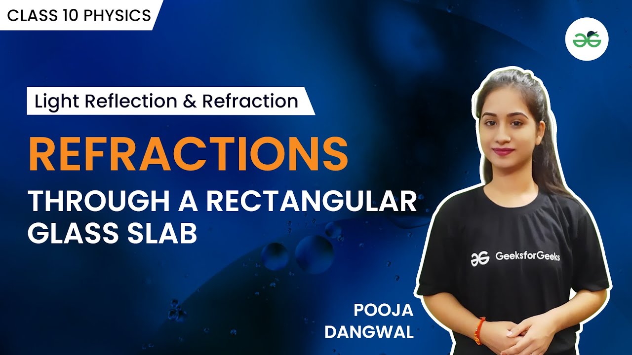 Refraction Through a Glass Slab | Light Reflection and Refraction ...