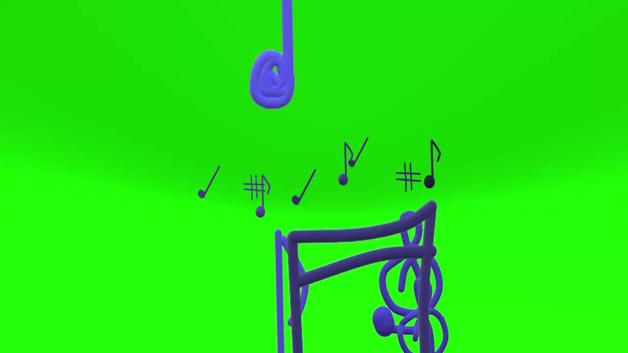 Green Screen Clips - Musical Notes Swarm 2 - YouTube