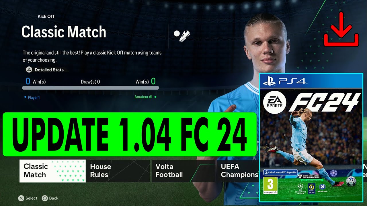 EA FC 24 Update Version 1.04 PS4 - YouTube
