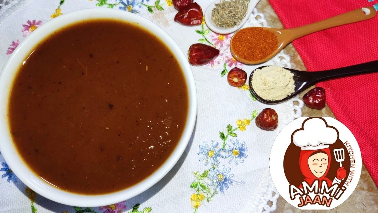 Imli Chutney Recipe | Homemade Tamarind Sauce | Kitchen With Ammi Jaan ...