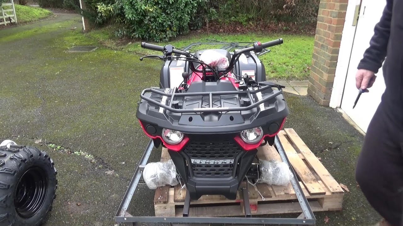 Linhai MQ150 Quad Bike Assembly - YouTube