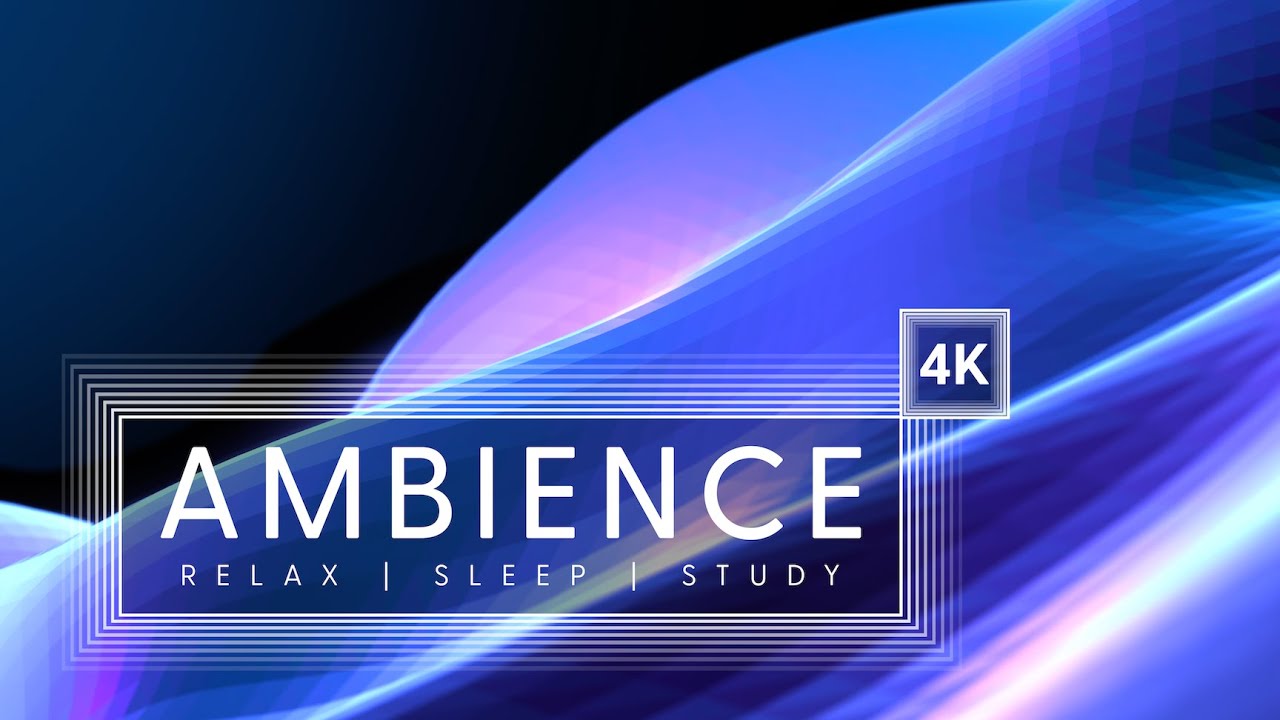 4K 1 Hour Flowing Textured Waves Ambience For Sleep, Study & Relaxation - YouTube