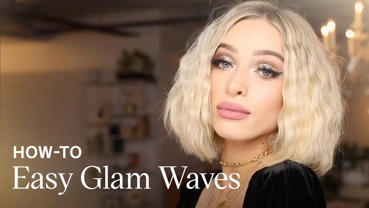 Hair How-To: Easy Glam Waves - YouTube