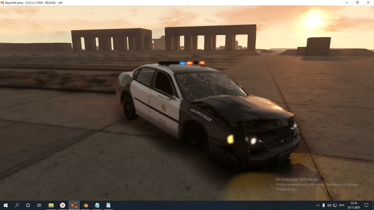 Police Impala. BeamNG Drive TEST - YouTube