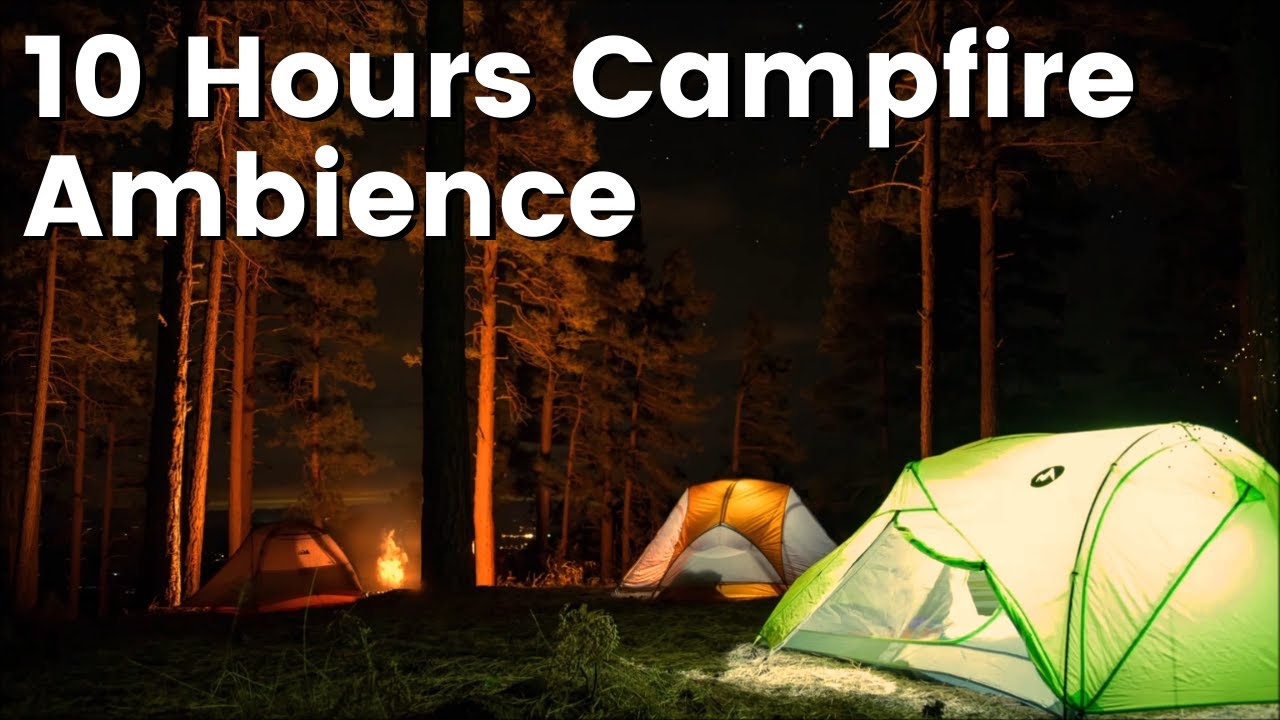 Relaxing Camping Sounds- Nature Ambience ASMR - YouTube