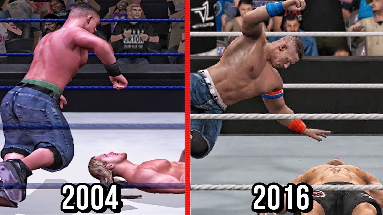 The Evolution Of John Cena's Five Knuckle Shuffle! ( Smackdown vs RAW ...