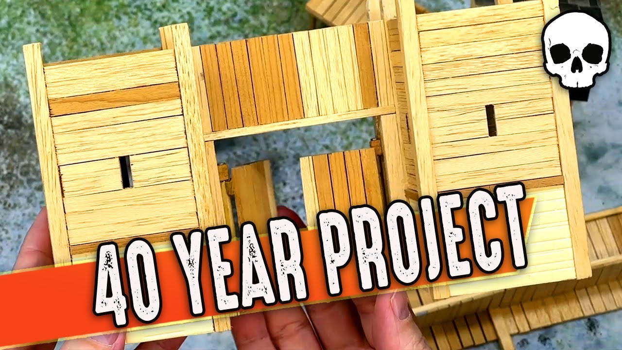 Tabletop Terrain -- Scratch Built: 40-Year Project - YouTube