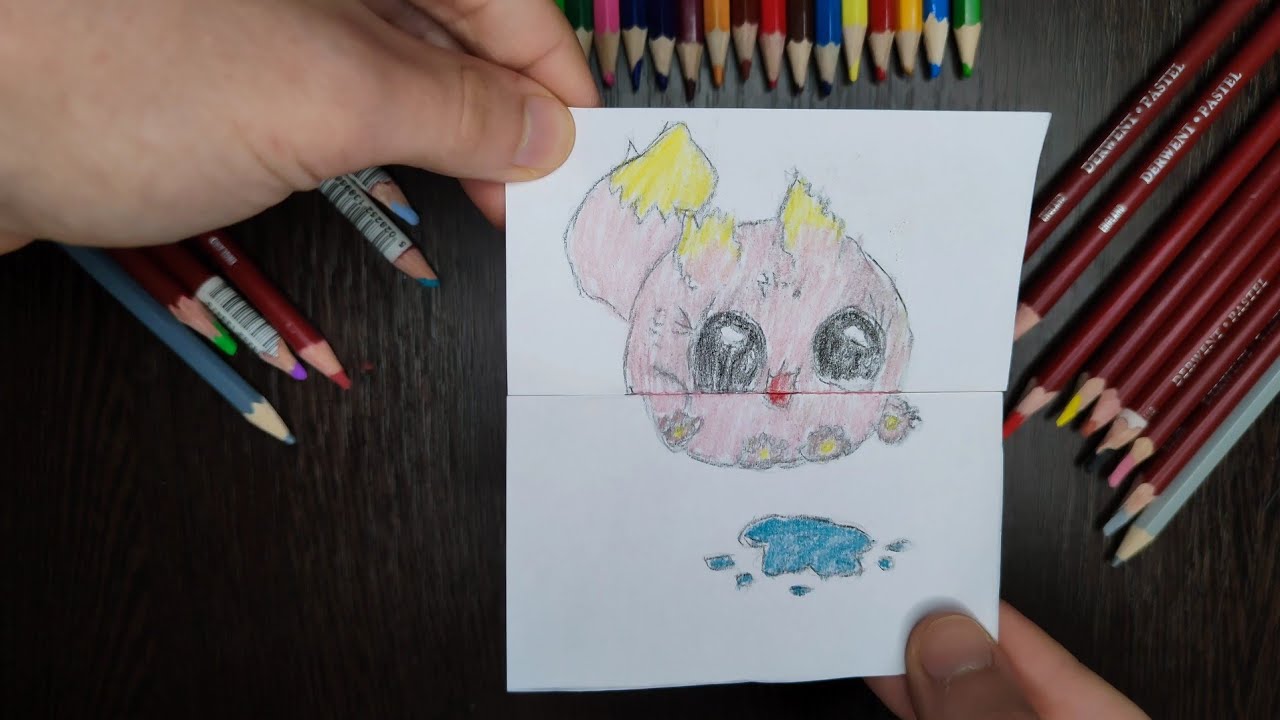 Scared Kitty, How to draw - YouTube
