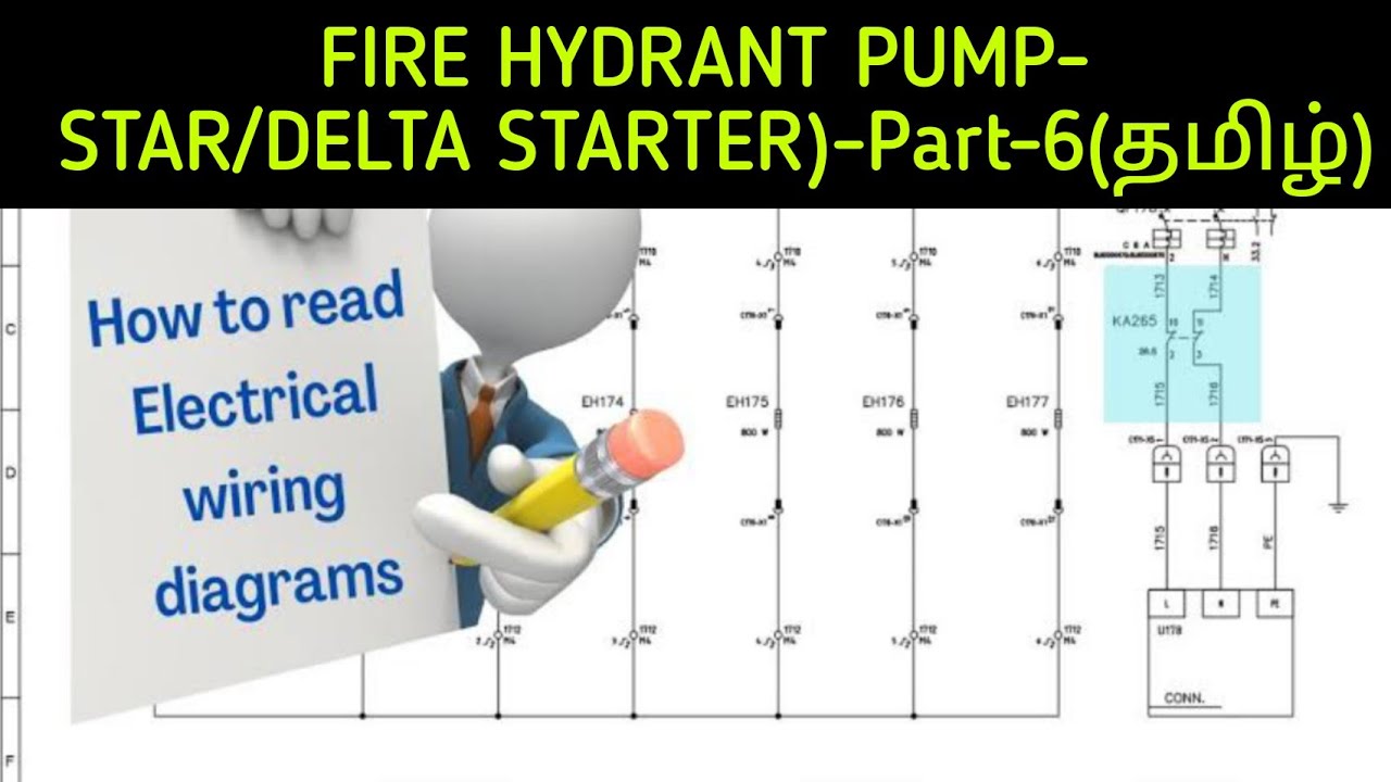 How to Read Electrical control Wiring Diagram(FIRE HYDRANT PUMP- STAR ...