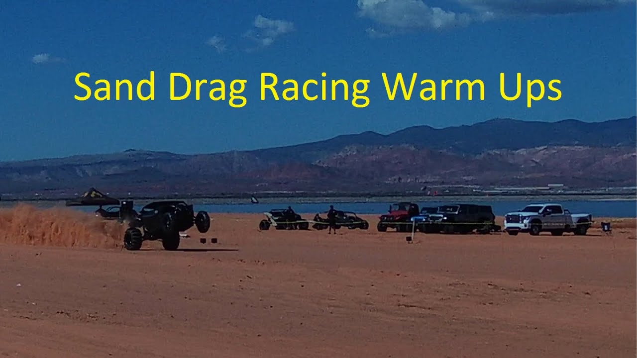 Sand Drag Racing Warm Up - YouTube
