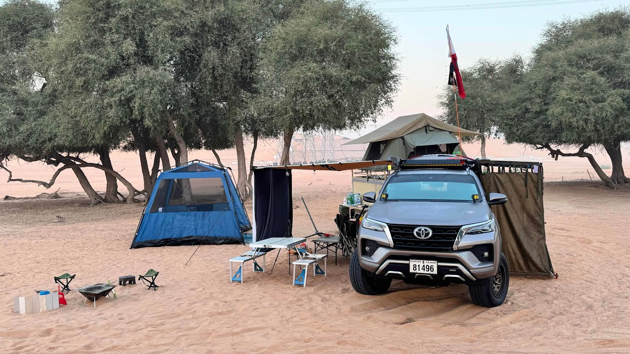 Insta 360 footage during our first camping in Maleha, Sharjah #camping ...