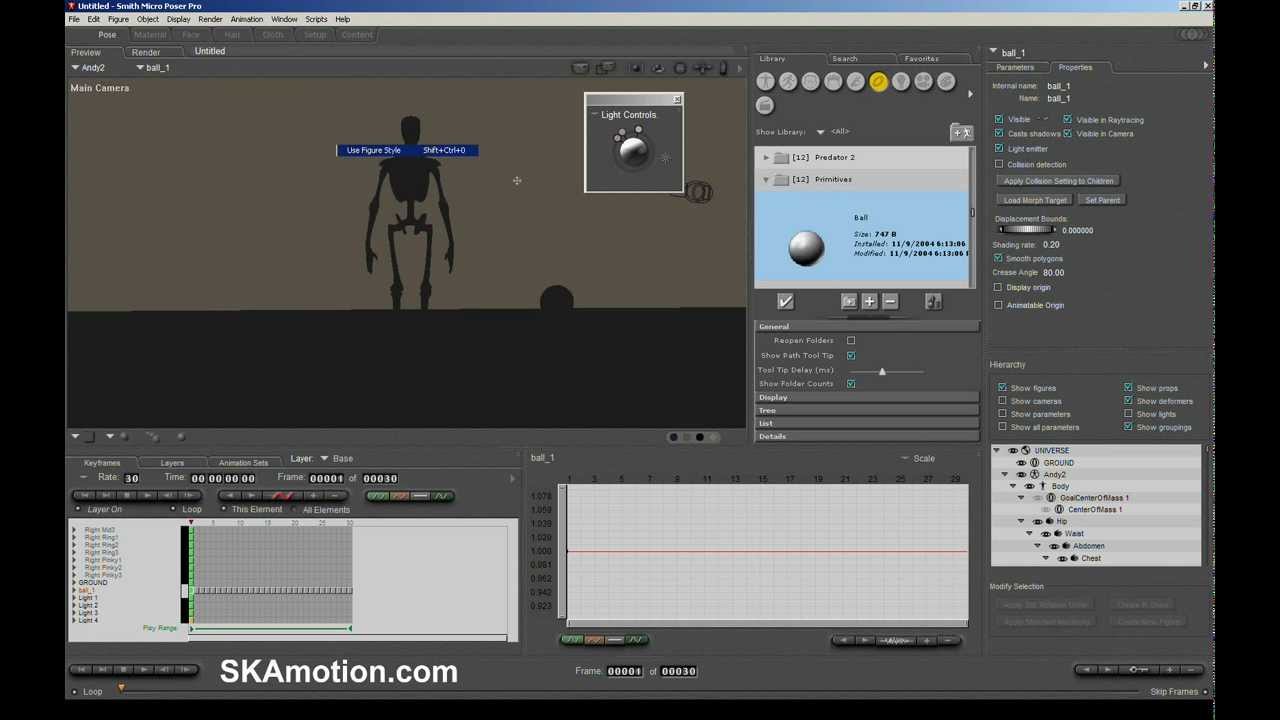 Intro to Poser Pro - Animation Tools - YouTube
