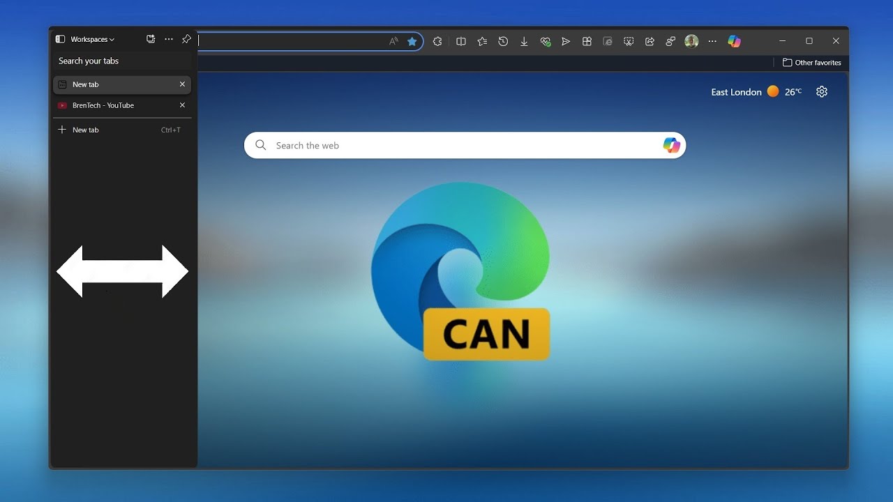 Microsoft Edge's New Vertical Tabs Will be Customizable - YouTube