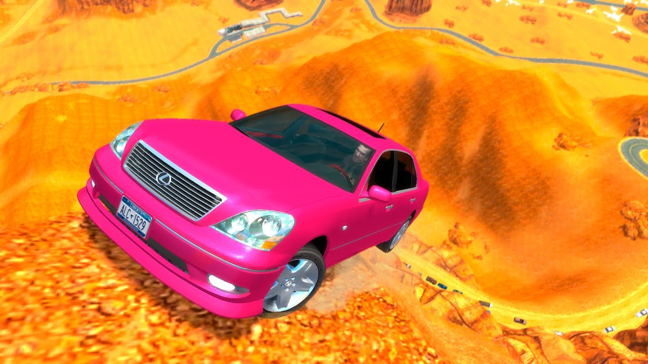 GTA 4 Cliff Drops & Crashes (Real Cars Mods) ep.97 - YouTube