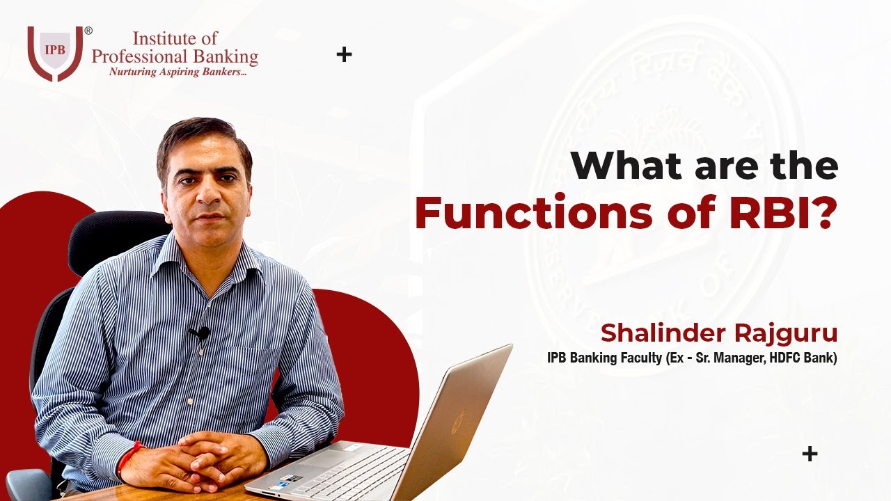 Functions of RBI I Banking Knowledge Bytes | IPB India - YouTube