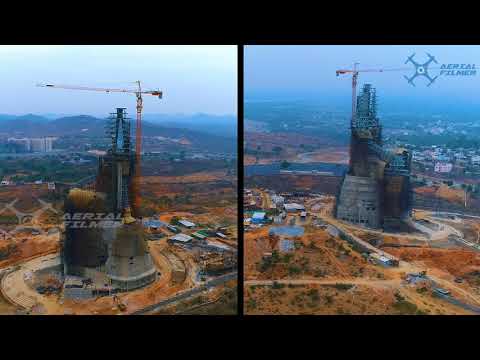 World's #TallestShivaStatueinUdaipur India | #DroneShots | #AerialFilmer
