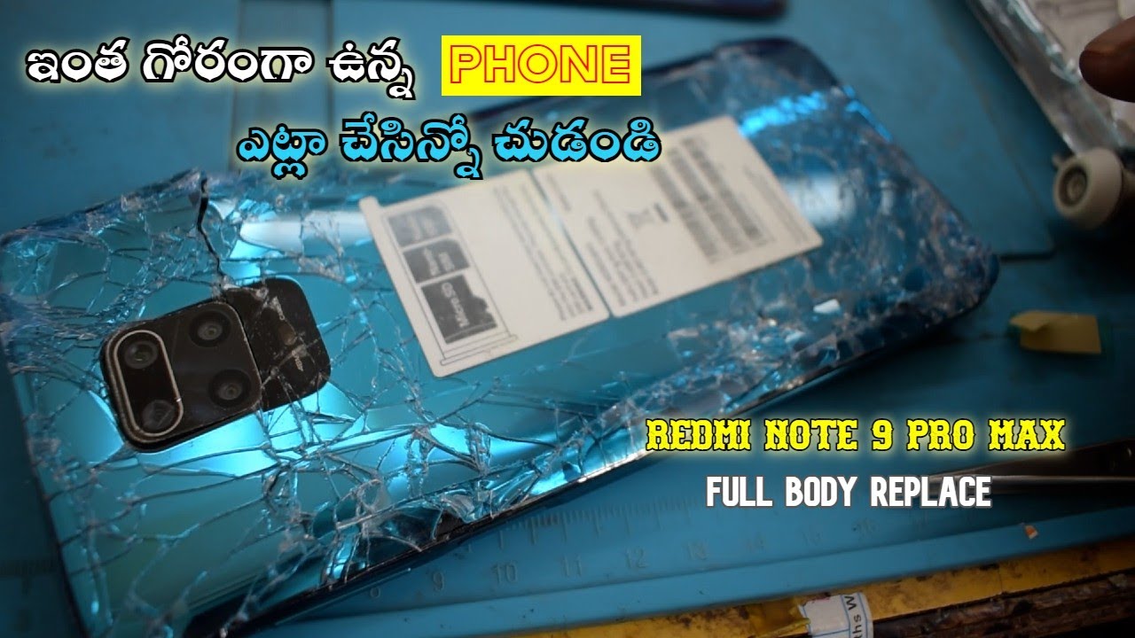 RedMi Note 9 Pro Max Full Body Replace | How To Remove RedMi Note9 Pro ...