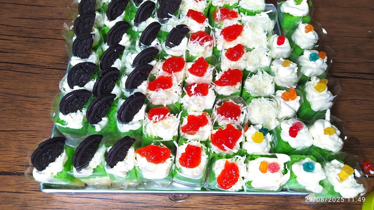 Mini Cake Thailand Ide Cemilan Untuk Jumat Berkah - YouTube