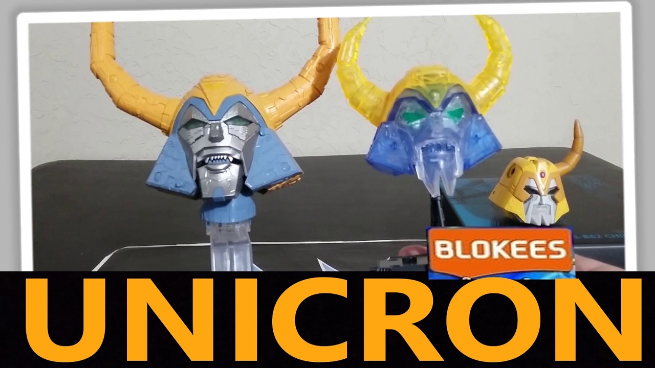 Blokees Transformers Unicron Transparent Version MOVIE 86 SS - YouTube