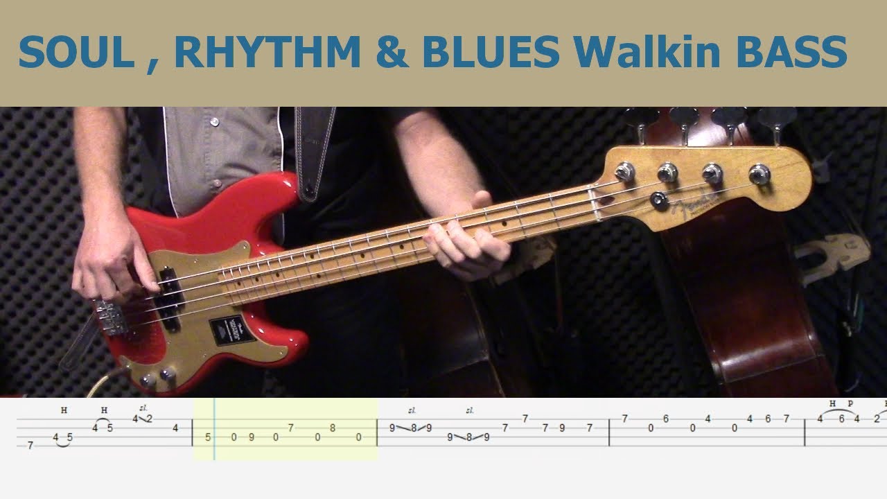 Blues - Bass - Tabs #37 (Soul Blues 1 6 Chord) - YouTube