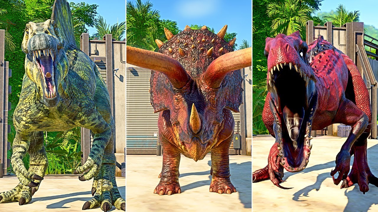 Deadpool I-REX, Todd Marshall Spinosaurus, Stegoceratops, Black Panther ...