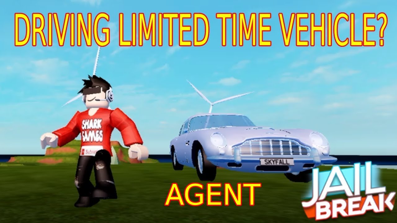 JAILBREAK DRIVING LIMITED TIME AGENT VEHICLE IN THE CRATE ?? - YouTube