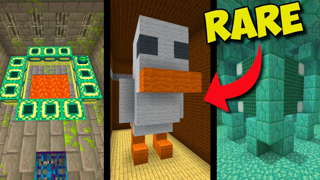 Top 10 RAREST Structures That Spawn In Minecraft... - YouTube