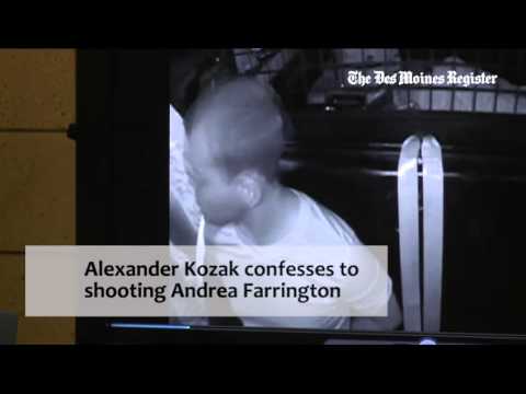 Alexander Kozak confesses to shooting Andrea Farrington - YouTube