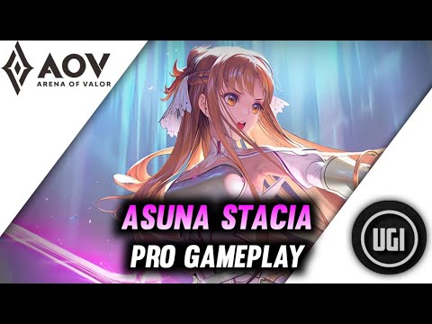 RoV : BUTTERFLY SKIN ASUNA STACIA PRO GAMEPLAY | AOV X SAO - ARENA OF ...