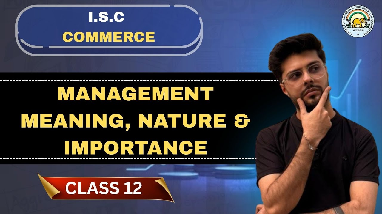 Management Fundamentals Explained | ISC Commerce One-Shot | 2026 Boards ...