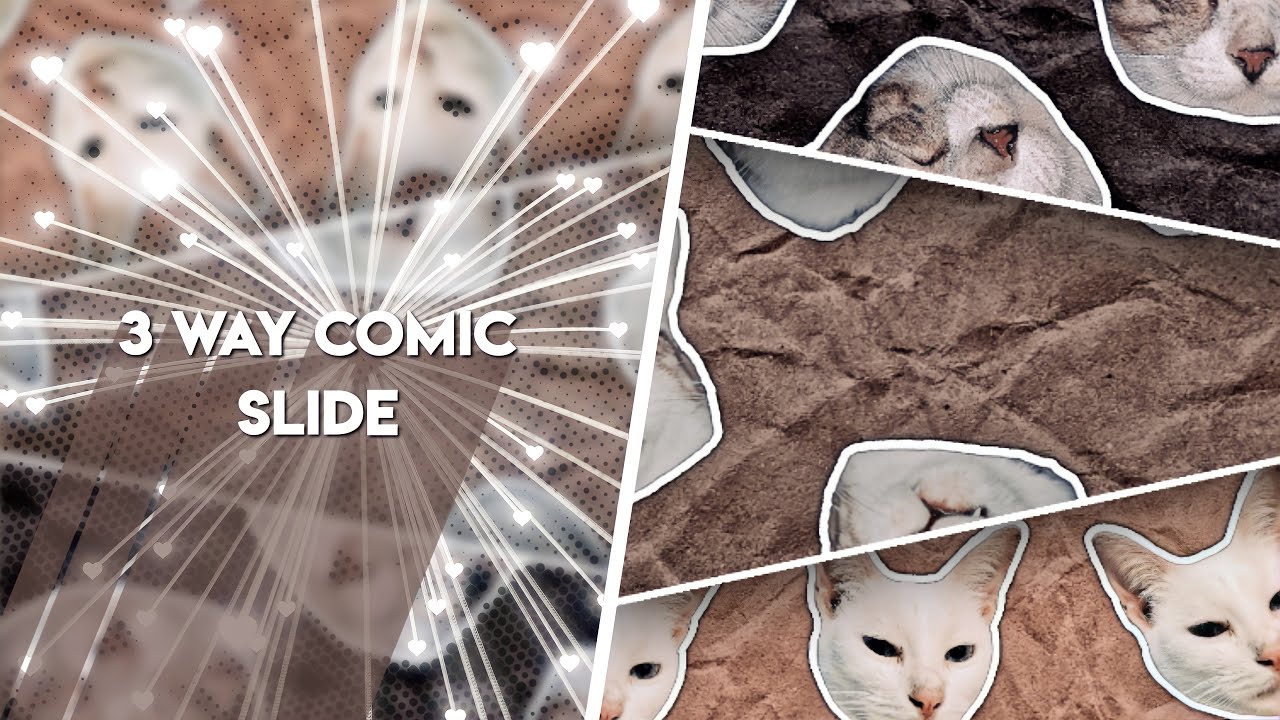 3 Way Comic Slide Transition // Alight Motion - YouTube