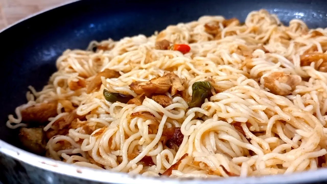Leftover Chicken Noodles Recipe | Leftover Chicken Recipe | Soniar ...