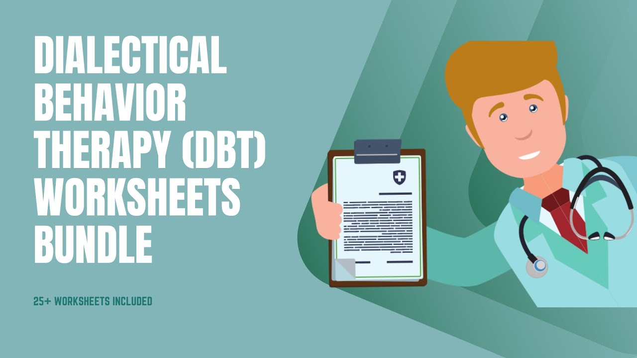 DBT Worksheets Bundle | Editable / Fillable / Printable PDF Templates ...