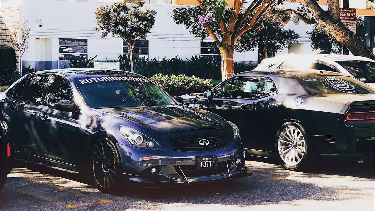 Static Challenger R/T X Bagged G37 Sedan CRESTVALLEYCREW - YouTube