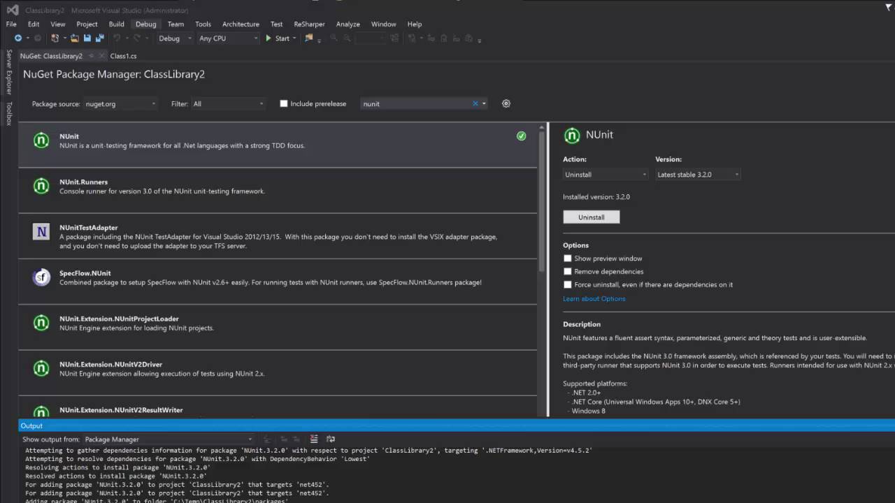 Visual studio community for mac install nunit test adapter - fozkit