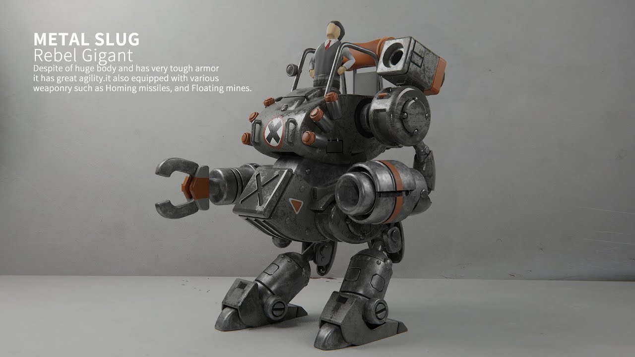 Rebel Gigant 3D Model from METAL SLUG - YouTube