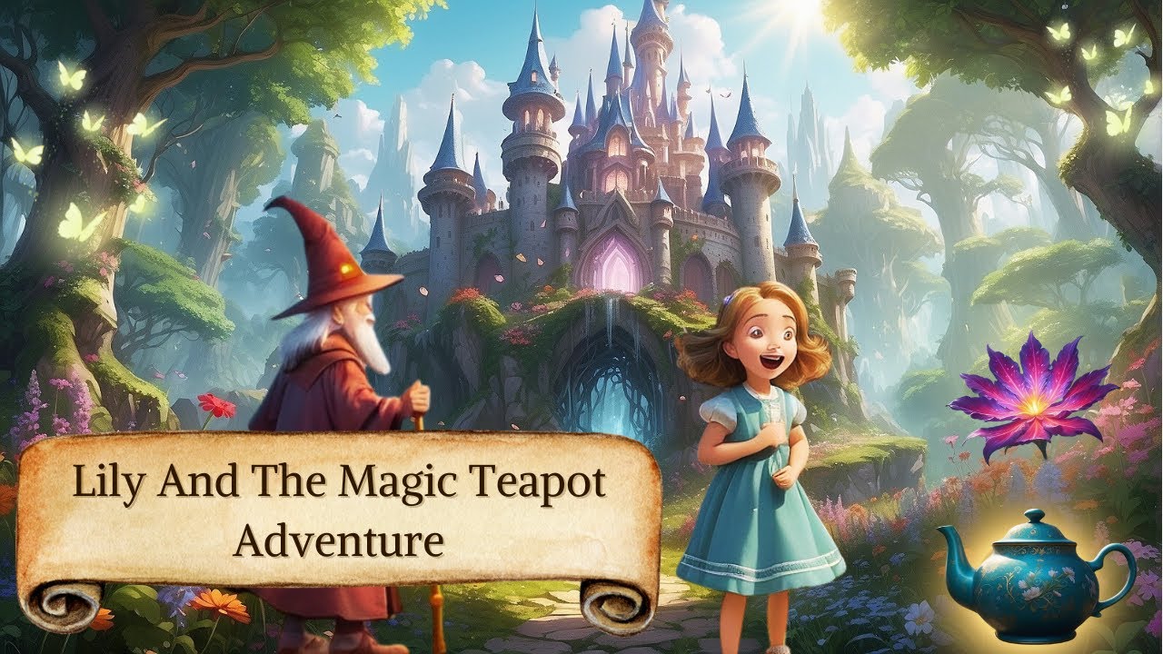 Lily And The Magic Teapot Adventure | Magical kingdom and mystery fairytale - YouTube