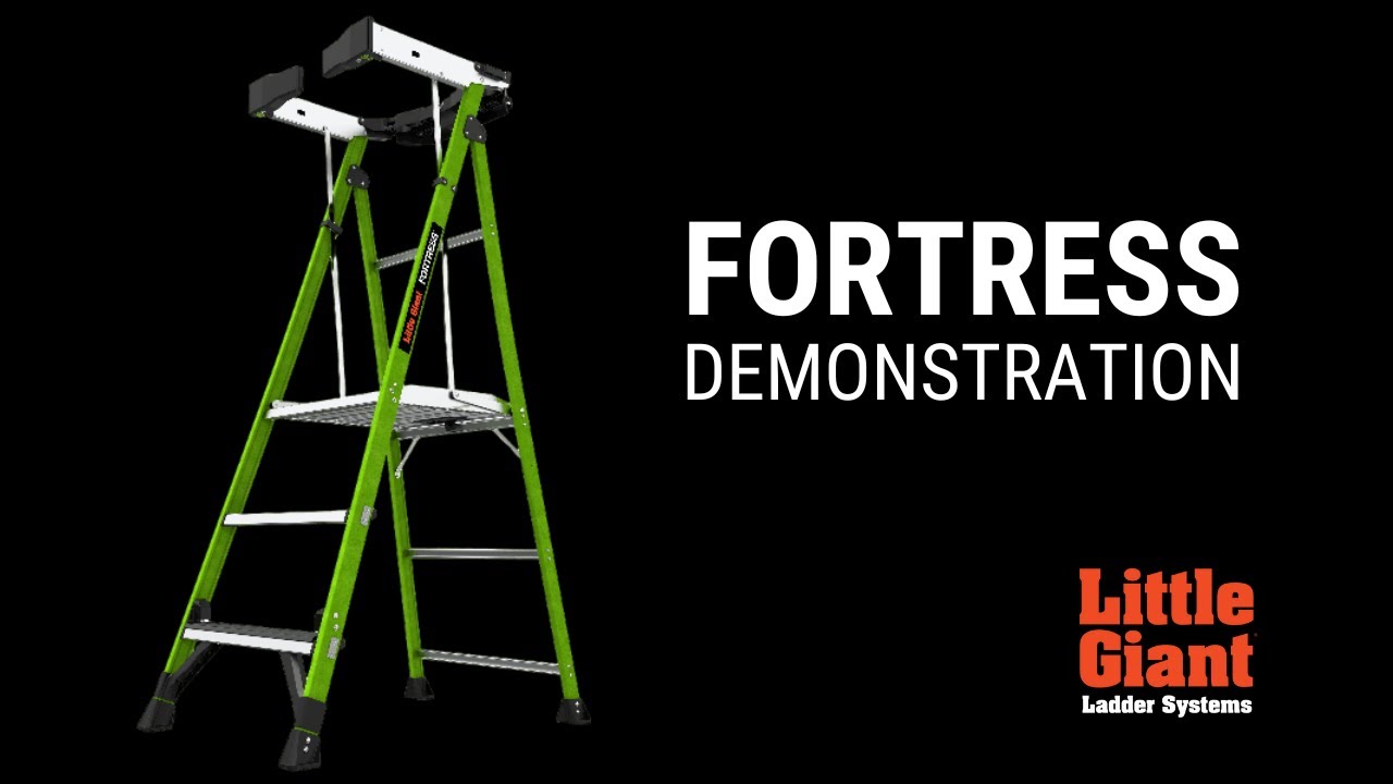 How-to Little Giant Fortress GRP Platform Step Ladder - YouTube