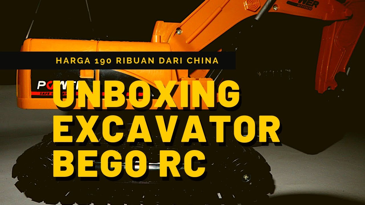 Unboxing RC Excavator Mini / Bego RP 190 ribuan dari China - YouTube