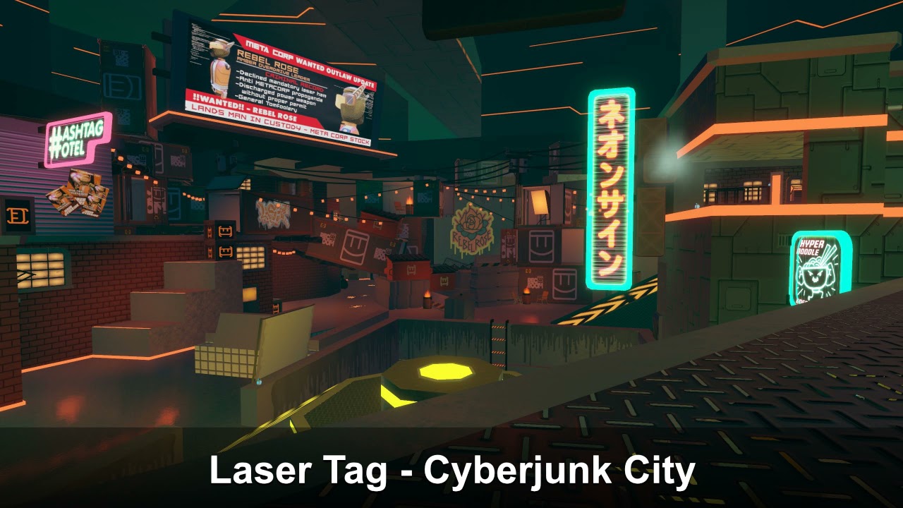 Rec Room OST | Laser Tag - Cyberjunk City - YouTube