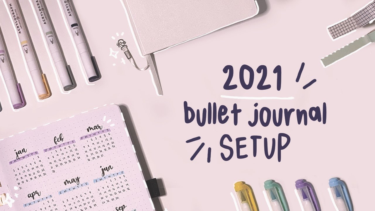 2021 minimal bullet journal setup | simple | beginner friendly | easy ...
