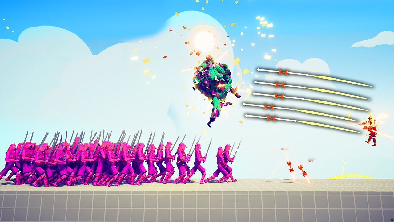 100x MELEE UNIT vs ANGEL | TABS - Totally Accurate Battle Simulator ...