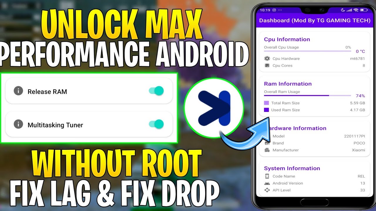 Unlock Max Performance Without Root || Optimize Games & Fix FPS Drops ...