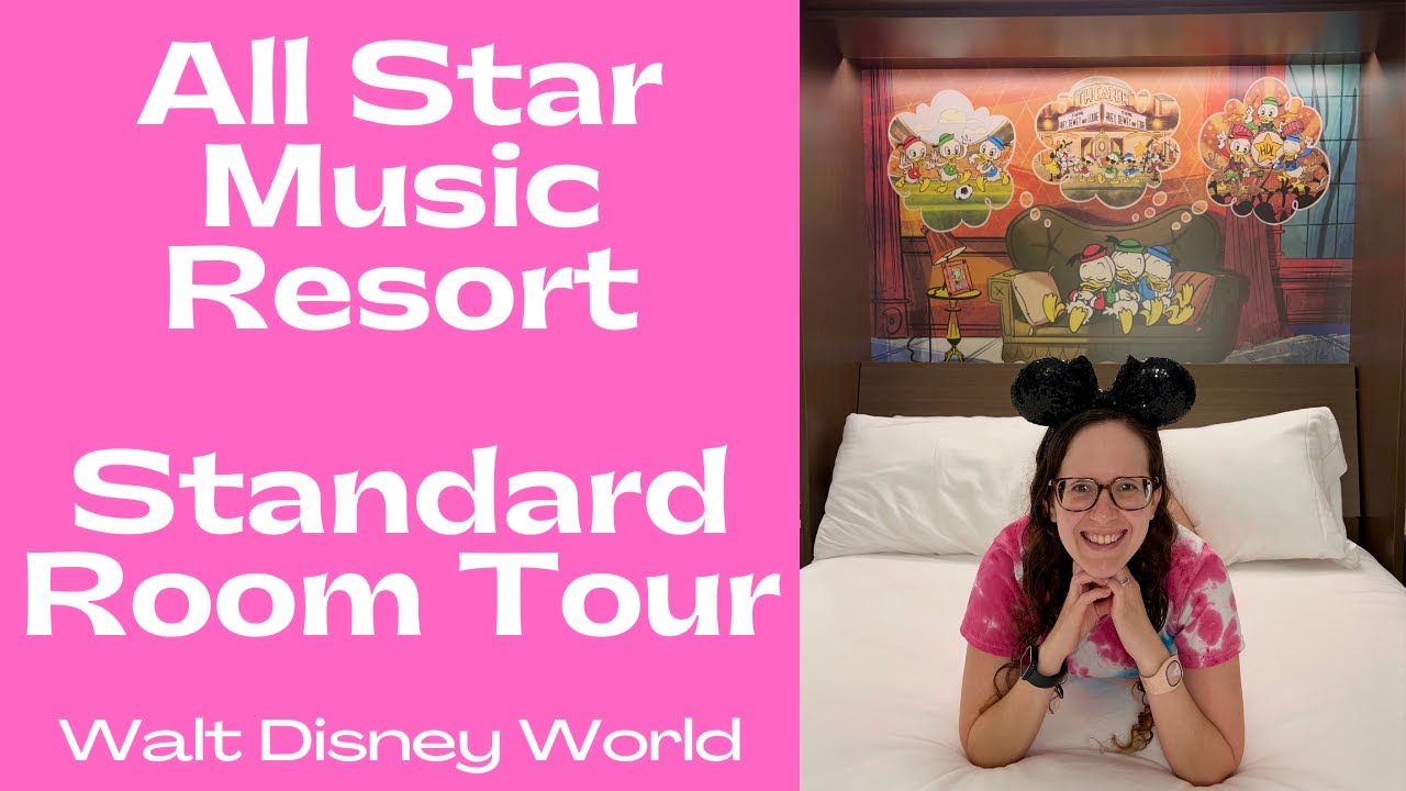 Disney's All Star Music Resort - Standard Room - Tour and Review - YouTube