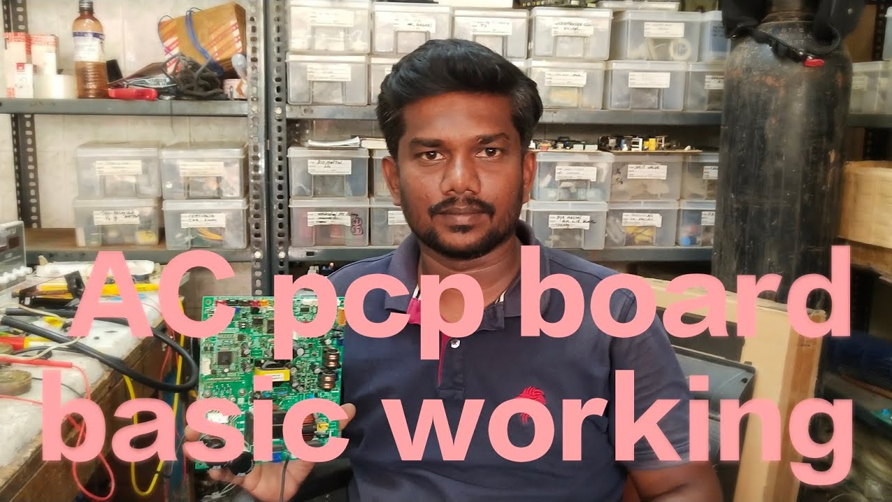 split AC PCP board basic - YouTube