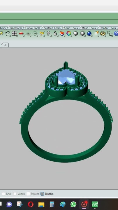 jewellery CAD design Matrix 9 love Ring 💍 #jewellerydesign #ladiesringdesign #ring #cad3d - YouTube