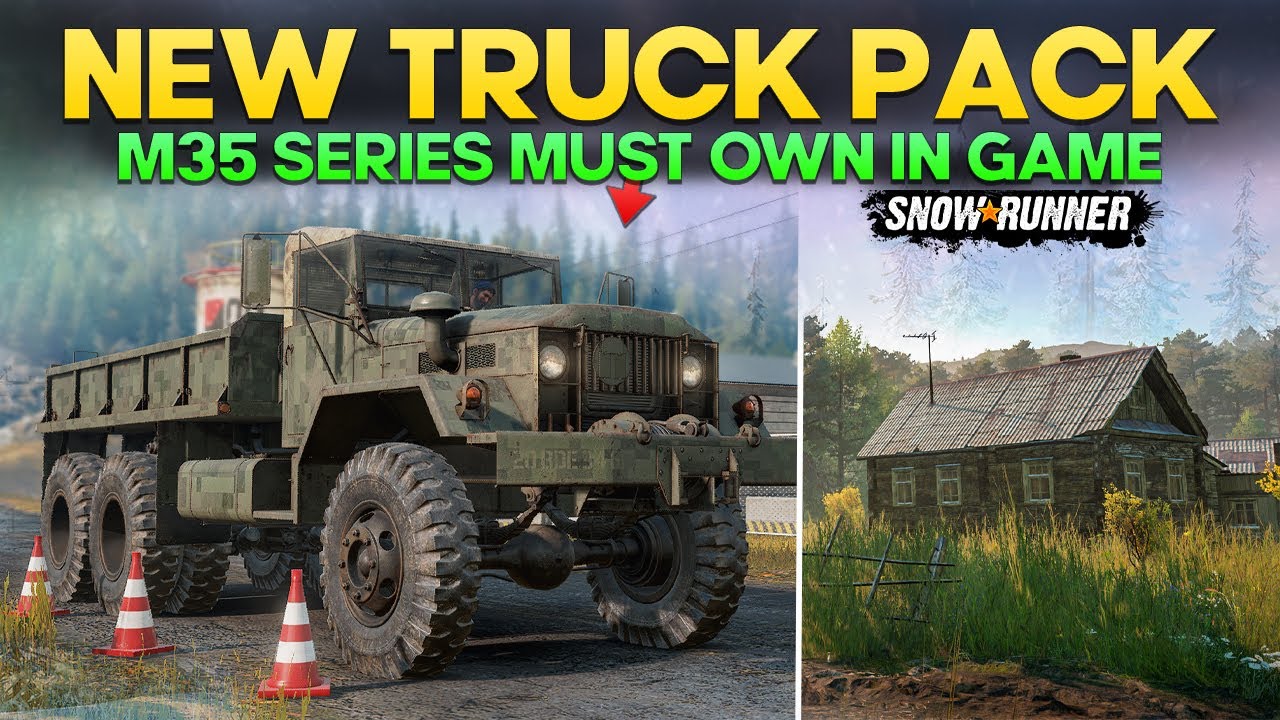 New Truck Pack M35 Series Main Military Truck of the US Army in SnowRunner Must Own in Game ...