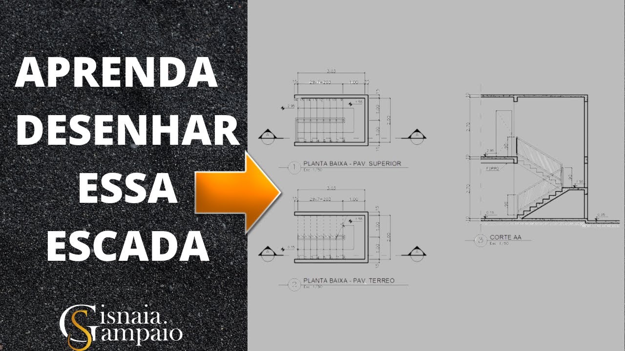Como Representar Escada Em Planta Baixa - RETOEDU